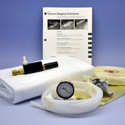 Vacuum Bagging Kit m. pumpe + materialer til 1,2 m2 – Byens Bådebygger